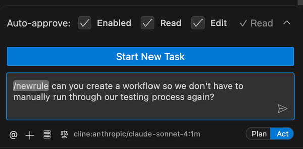 Stop Adding Rules When You Need Workflows - Cline Blog